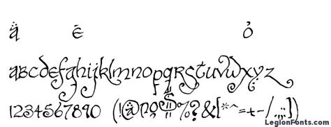 Bilbo Baggins Handwriting