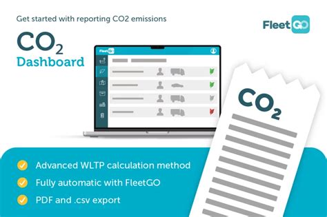 New Feature Co2 Reporting Fleetgo