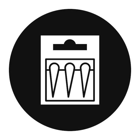 Premium Vector Needles Packet Vector Illustration