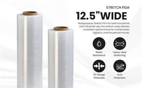 Berry Heavy Duty Shrink Wrap Stretch Film 125 1500ft Multipurpose