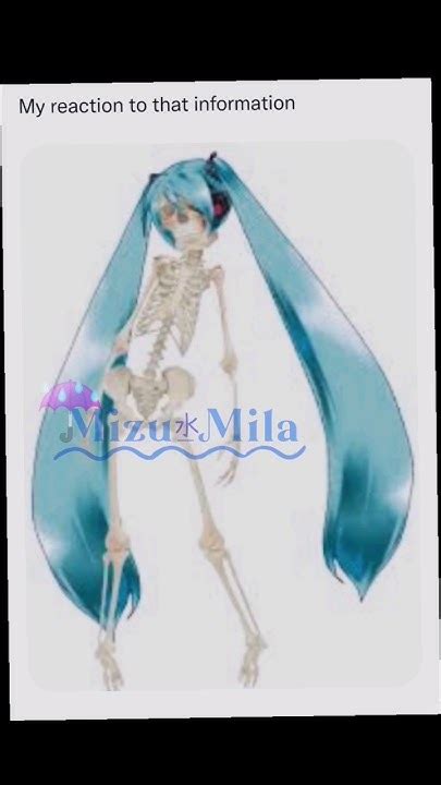 Skeleton Miku 💀 Miku Vocaloid Hatsunemiku Xyzbca Mizumila