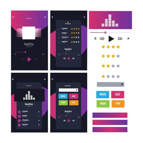 Charts Ui Kit Vector Art At Vecteezy
