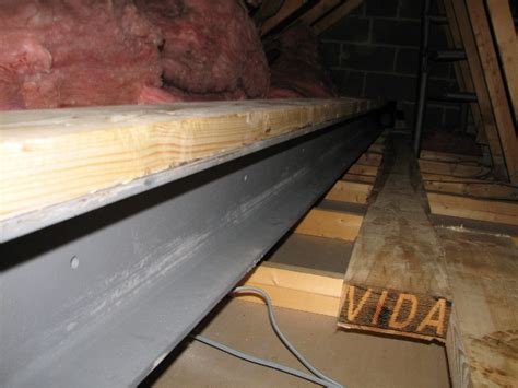 Example Loft Conversion Putting In The Steels