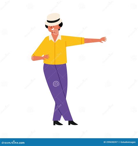 Feria De Cali Guy Dancer Stock Illustration Illustration Of Isolated 299698397