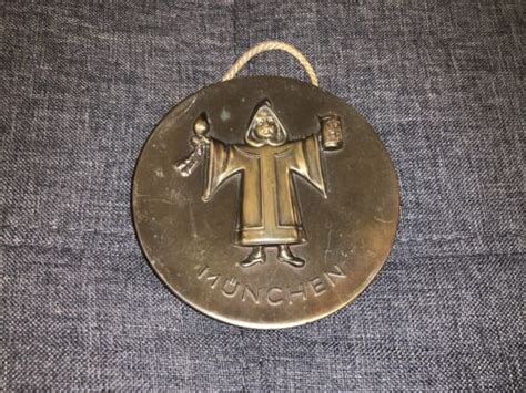 Unique Hofbrauhaus Munchen Brass Medallion Hb Beer Stein Ebay
