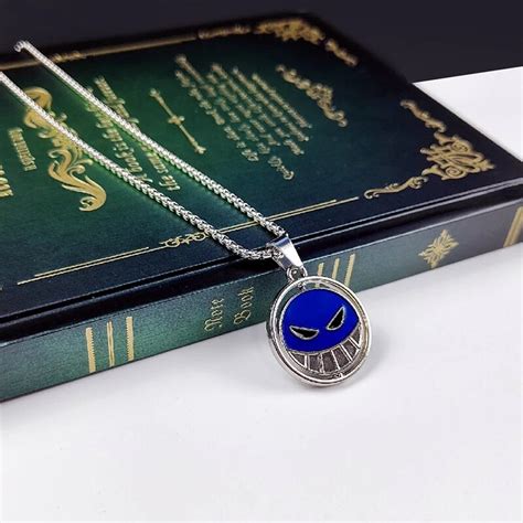One Piece Necklaces Ace Metal Jewelry Rotating Pendant Chains Choker Necklace One Piece Store