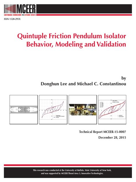 Quintuple Frivtion Pendulum Isolator Pdf
