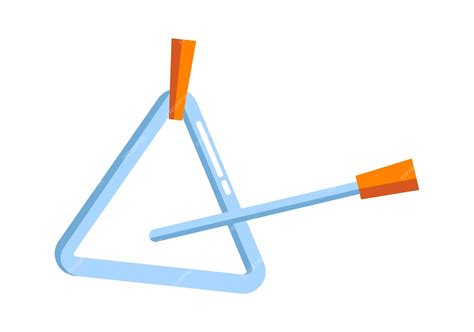 Premium Vector Triangle Musical Instrument Vector Illustration