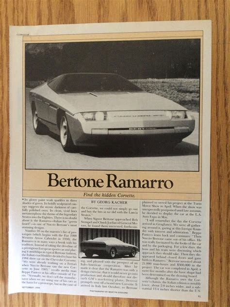 Bertone Corvette Ramarro