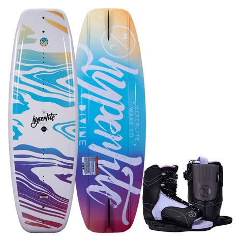 Hyperlite Girls Divine Jr Wakeboard W Jinx Bindings