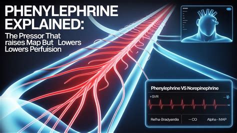 Phenylephrine Explained The Pressor That Raises Map But Lowers
