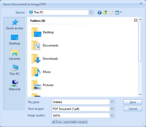 Web Online Help Saving A Document As Image Pdf