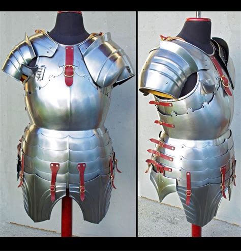 Imperial Gothic Breastplate And Tassets Handmade Fluted Parade Armor