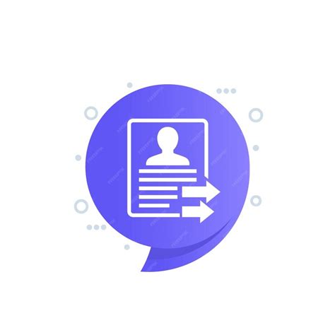 Premium Vector Export Profile Personal Data Or Account Vector Icon