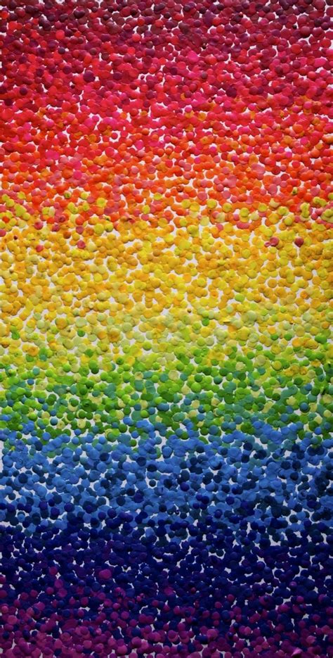 Rainbow Of Dots Art Tutorial