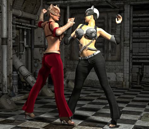 Catfight 2 By Hiram67 On Deviantart