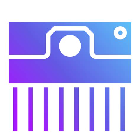 Semiconductor Generic Flat Gradient Icon