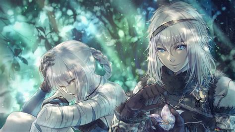 Kaine With Emil Nier Replicant Anime Video Game 4k Wallpaper Download
