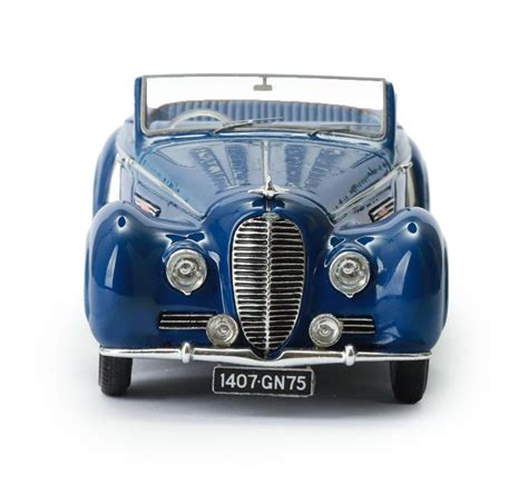 1947 Delahaye 135 Convertible By Chapron Open Roof Two Tone Blue 1 43