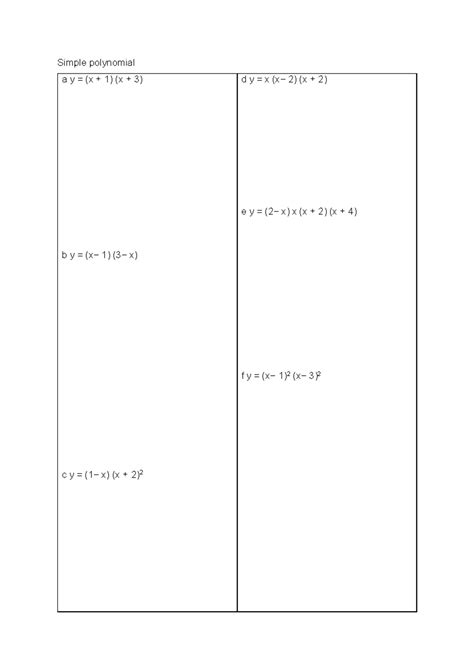 Polynomial Factorization And Sketching Techniques Math101 Studocu