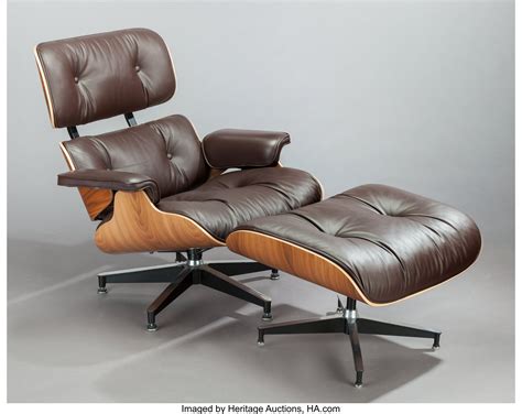 An Assortment Of Eames ‘lounge Chairs And Ottomans Charles And Ray
