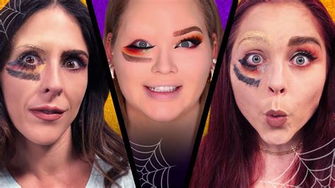 We Tried Following A Nikkietutorials Halloween Makeup Tutorial Beauty Break Youtube