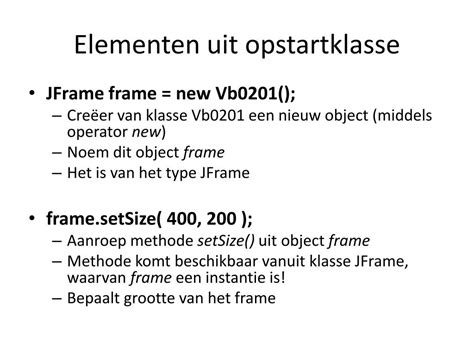 Ppt Klassen En Objecten Powerpoint Presentation Free Download Id