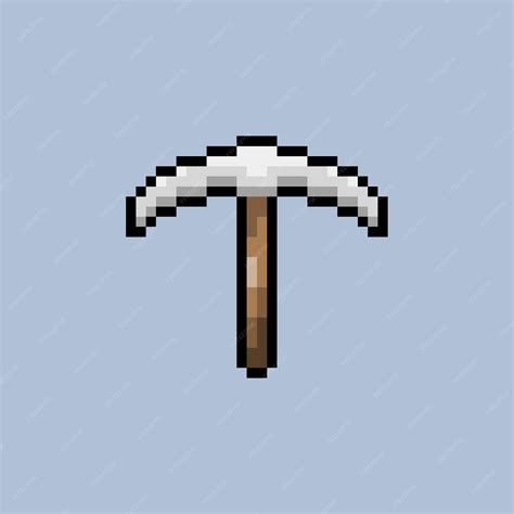 Minecraft Pixel Art Pickaxe