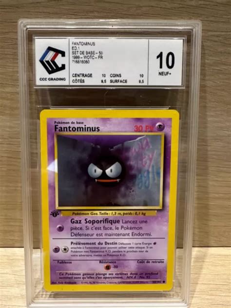 CARTE POKÉMON FANTOMINUS Set de Base Édition Wizards CCC EUR PicClick FR