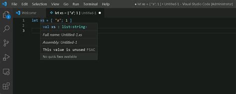 Errors Are Not Shown In Stand Alone Script Files Issue Ionide Ionide Vscode Fsharp