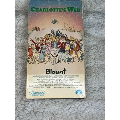 Charlottes Web Vhs Tape Paramount Home Video Animated Movie Classic £8