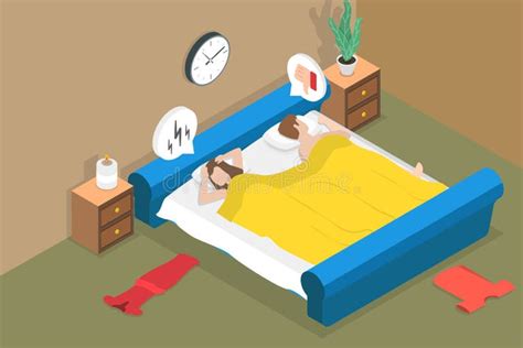 3d Isometric Flat Vector Conceptual Illustration Of Sexual Dysfunction