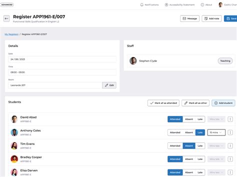 Management Information System For Further Education Delivery Oneadvanced