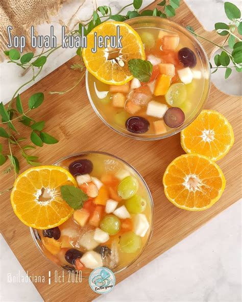 Resep Sop Buah Kuah Jeruk Minuman Segar Dan Menyehatkan