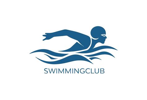 Swimming Club Logo Professional Swimmer Icon 57136042 Vector Art At