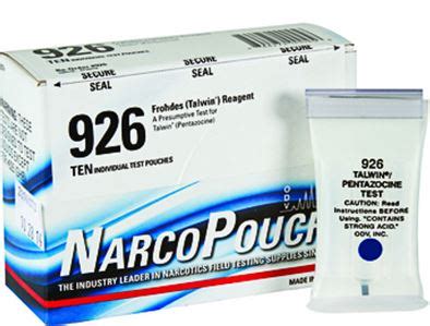 Forensics Source Odv Narcopouch Test 926 Frohdes Reagent Talwin