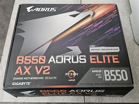 Gigabyte B550 Aorus Elite Ax V2 Amd Socket Am4 Atx Motherboard Wifi 6 M