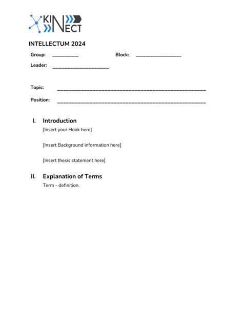 Intellectum Debate Paper Template And Format Pdf