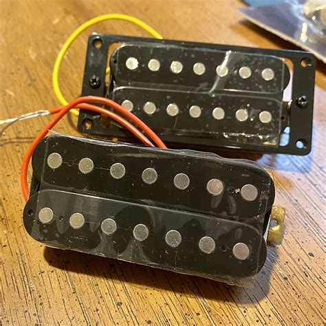 Unbranded 7 String Guitar Pickups Black Reverb