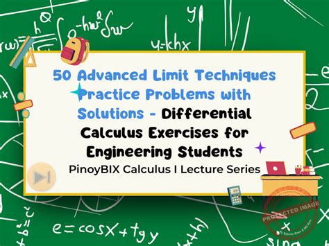 50 Advanced Limit Techniques Practice Problems With Solutions