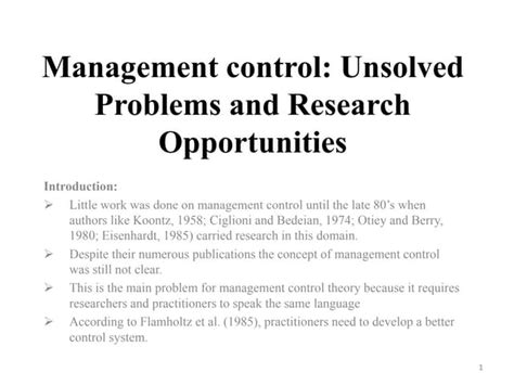 Management Control Presentationpptx