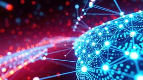 Seamless Global Data Transfer Highspeed Connectivity For Cloud Computing And Data Analysis Stock