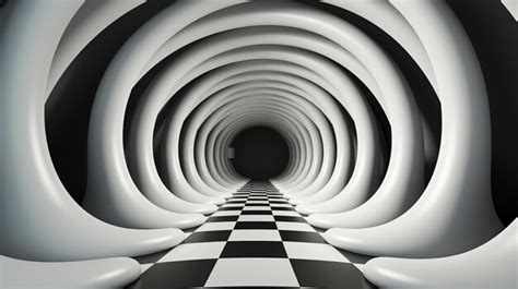 Premium Photo Black And White Optical Illusion