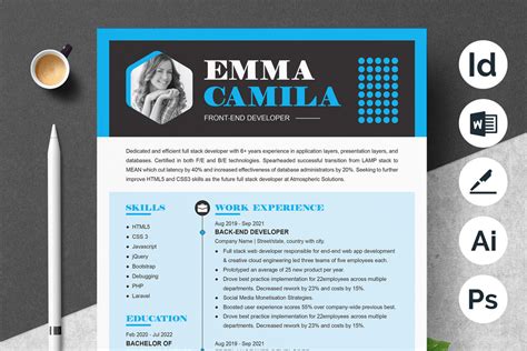 Word Resume Cover Letter Template Resume Template Resumeinventor