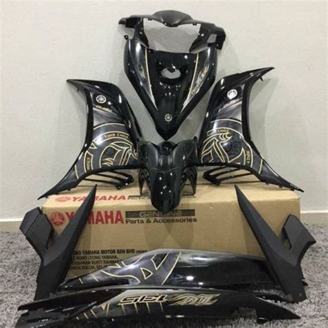 Coverset Original Lc V2 V3 V4 Hitam Batik Gold Shopee Malaysia