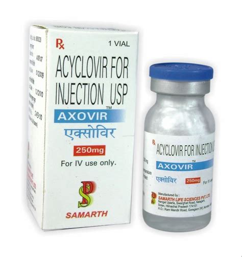 Acyclovir For Injection Usp 250 Mg At ₹ 101piece Samgen