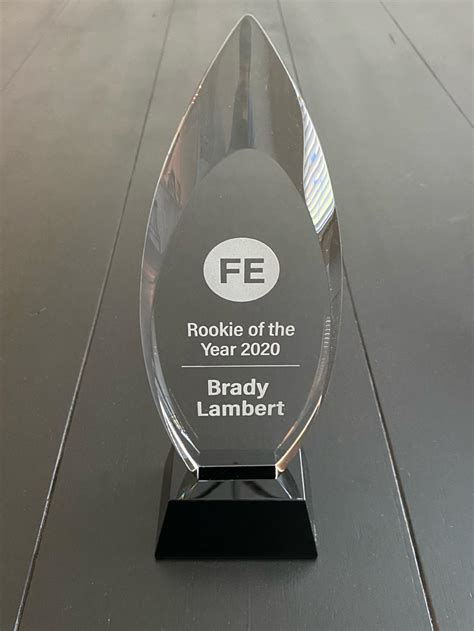 Brady Lambert On Linkedin What An Honor To Be Selected As Co Rookie Of The Year Alongside Emily