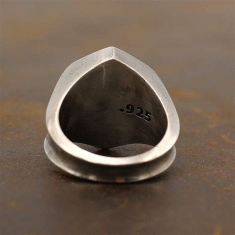 Retro Smiley Face Smiling Skull Ring Handmade S925 Sterling Silver