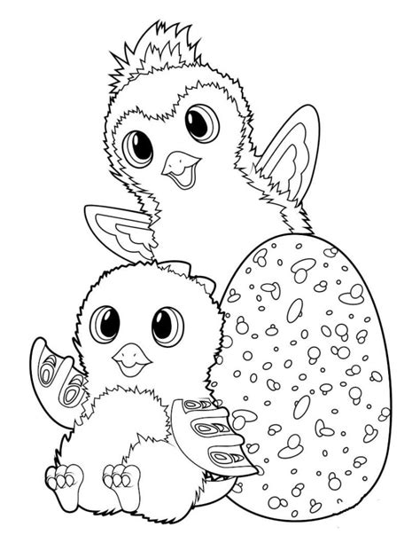 Hatchimals Coloring Pages 60 Images Free Printable