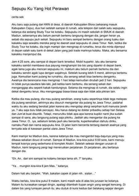 Sepupu Ku Yang Hot Perawan Pdf